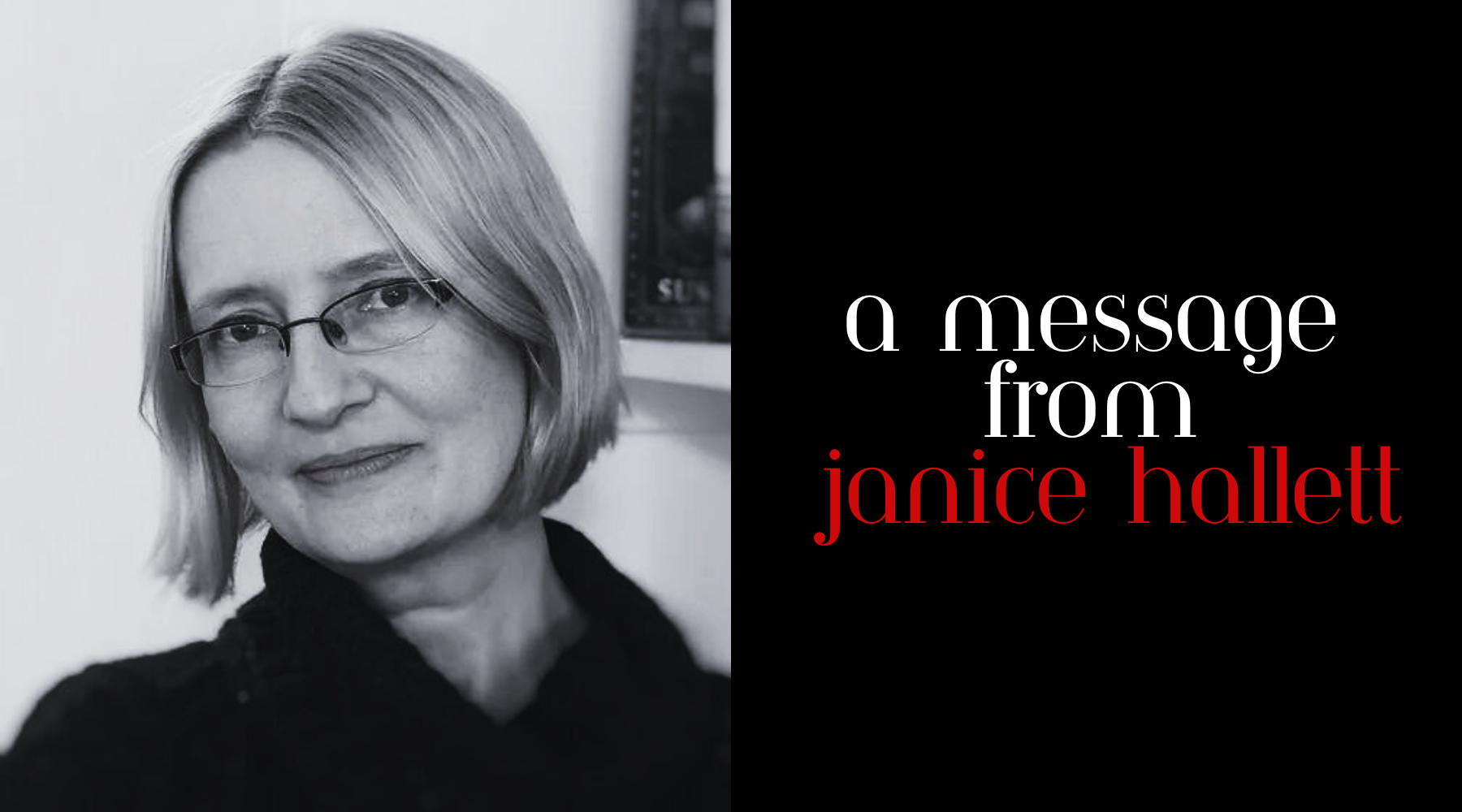 A Message From Janice Hallett – Goldsboro Books